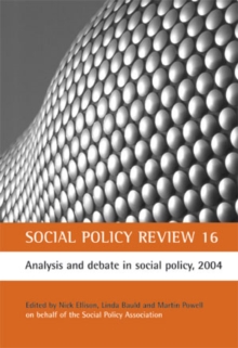 Social Policy Review 16 : Analysis and debate in social policy, 2004 ...